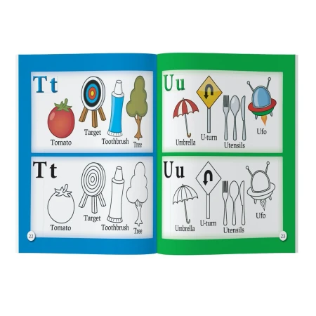 Carti de colorat pentru copii - Coloreaza si invata alfabetul in limba ...